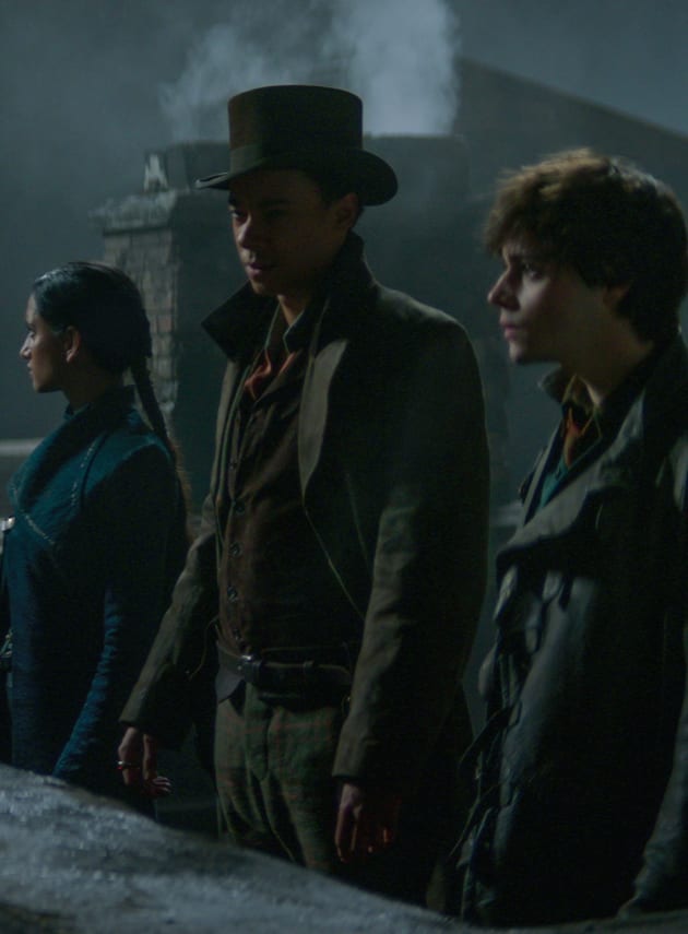 Inej Jesper And Wylan Shadow And Bone Season 2 Episode 1 Tv Fanatic