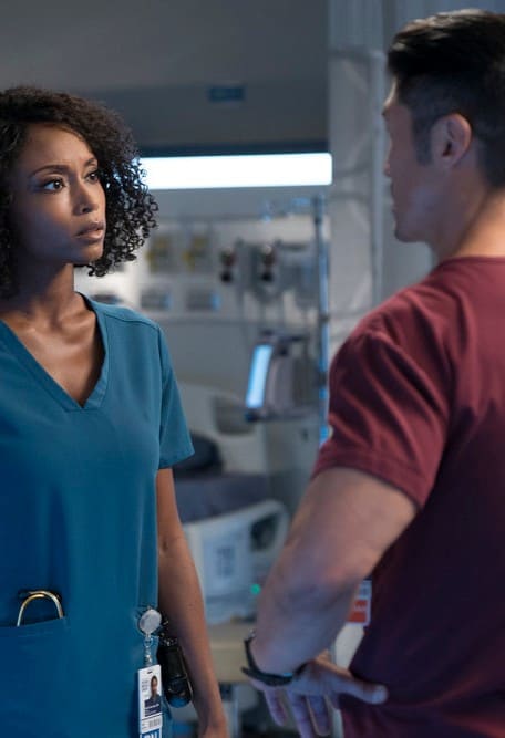 (TALL) April and Ethan Argue - Chicago Med Season 5 Episode 1 - TV Fanatic