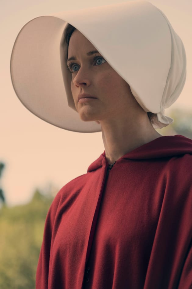 Ofglen in Uniform - The Handmaid's Tale - TV Fanatic