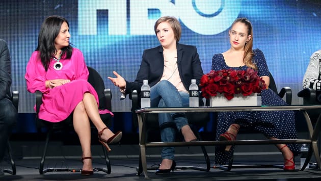 Lena Dunham at the TCAs - TV Fanatic