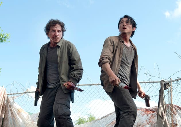 Glenn and Nicholas - The Walking Dead - TV Fanatic