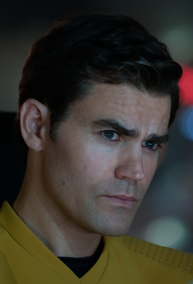 Kirk Close-Up - Star Trek: Strange New Worlds Season 1 Episode 10 - TV ...