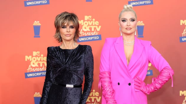 Lisa Rinna and Erika Jayne attend the 2022 MTV Movie & TV Awards: UNSCRIPTED - TV Fanatic