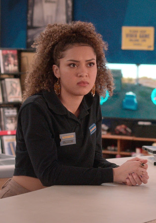 Kayla Leaning Blockbuster Season 1 Episode 7 Tv Fanatic