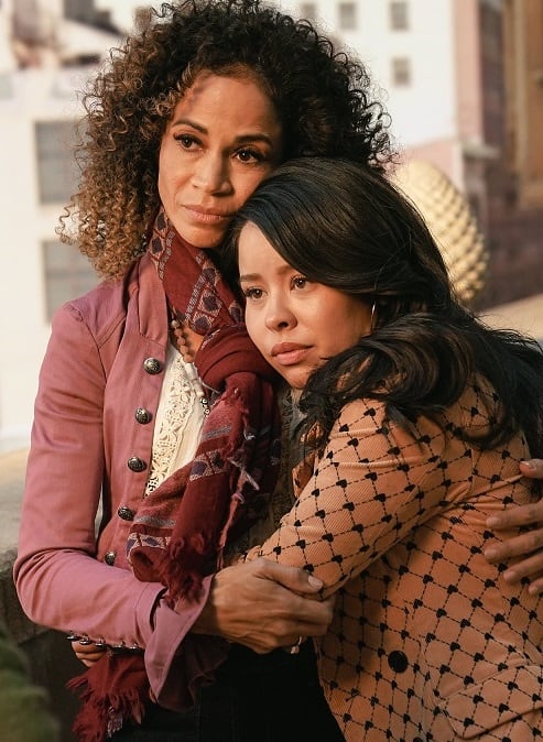 Lena Hugs Mariana -tall - Good Trouble Season 5 Episode 4 - TV Fanatic