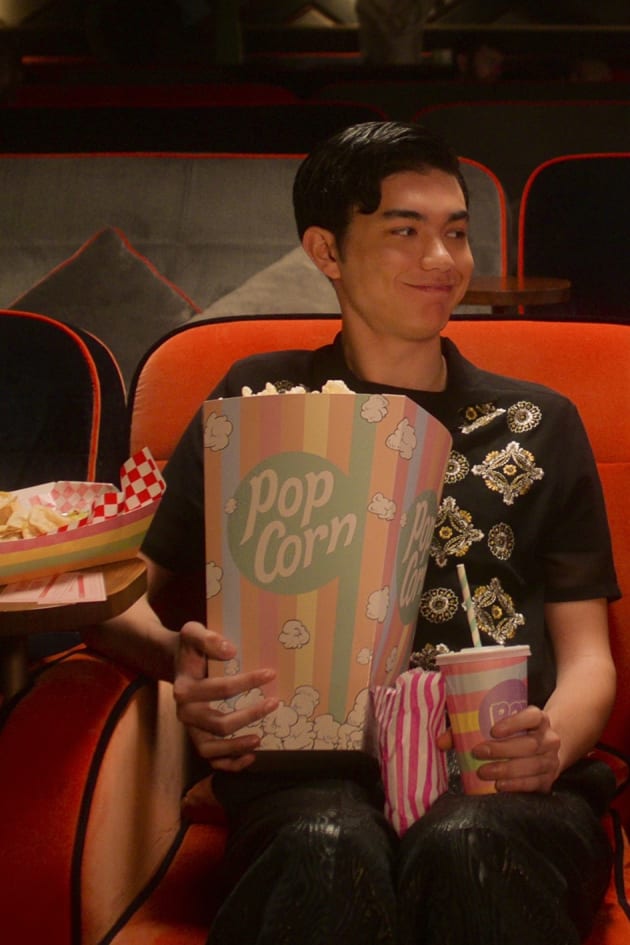 What are you two doing in there? How did you get that bruise on your ...