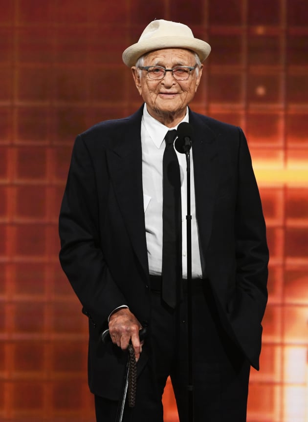 Norman Lear accepts the Britannia Award for Excellence in Television ...