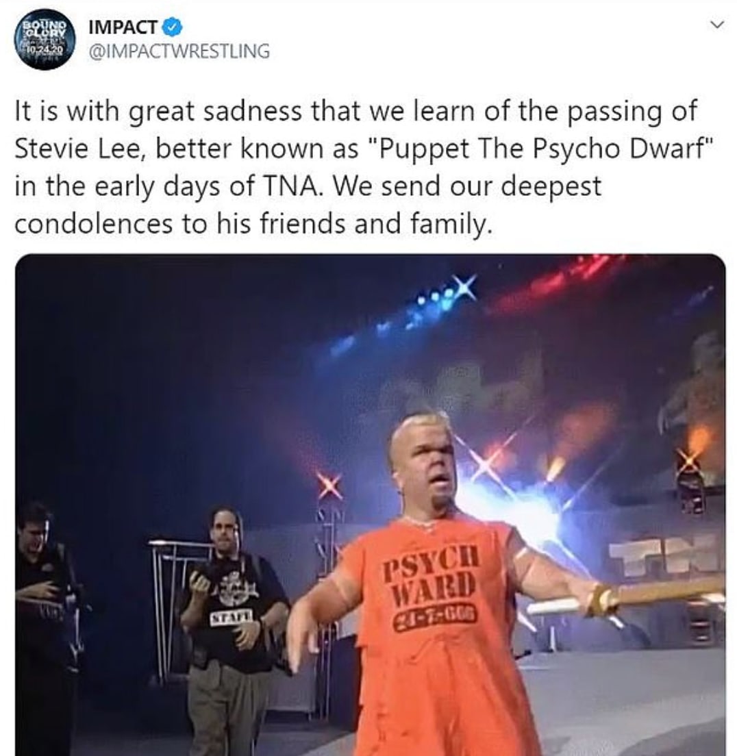 Stevie Lee Dies; Jackass and American Horror Story Star Was 54 - TV Fanatic